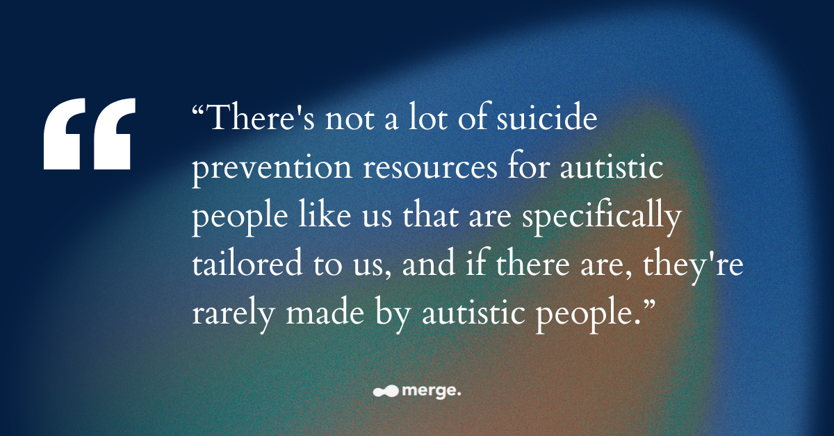 How an Autistic Advocate Turned Personal Loss into Lifesaving Work – Merge