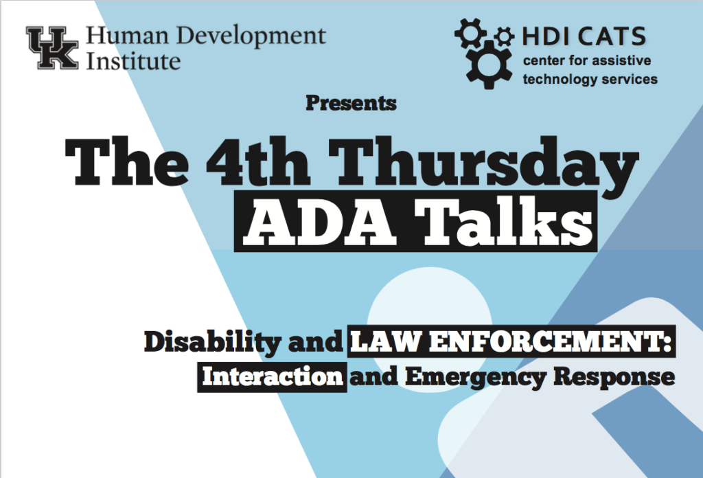 The 4th Thursday ADA Talks: September – Human Development Institute